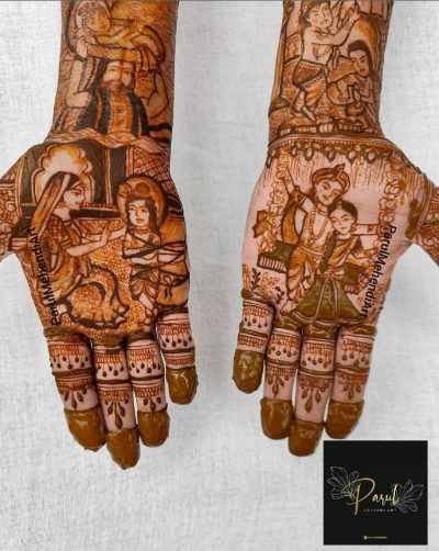 10+ Mehendi Designs to Celebrate Krishna Janmashtami | Bridal Look ...