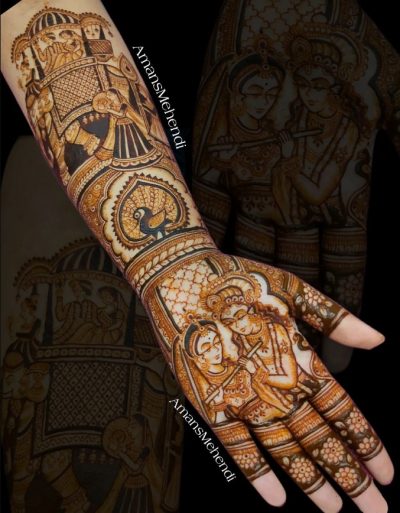 10+ Mehendi Designs to Celebrate Krishna Janmashtami | Bridal Look ...