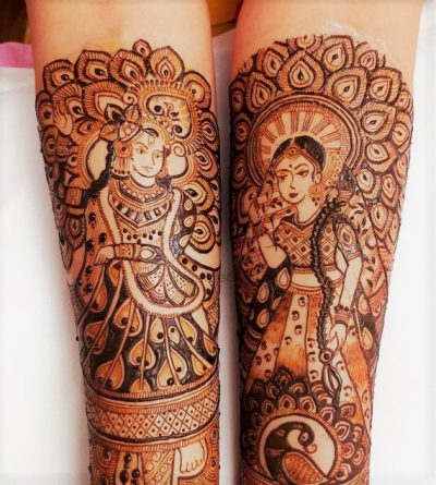 10+ Mehendi Designs to Celebrate Krishna Janmashtami | Bridal Look ...