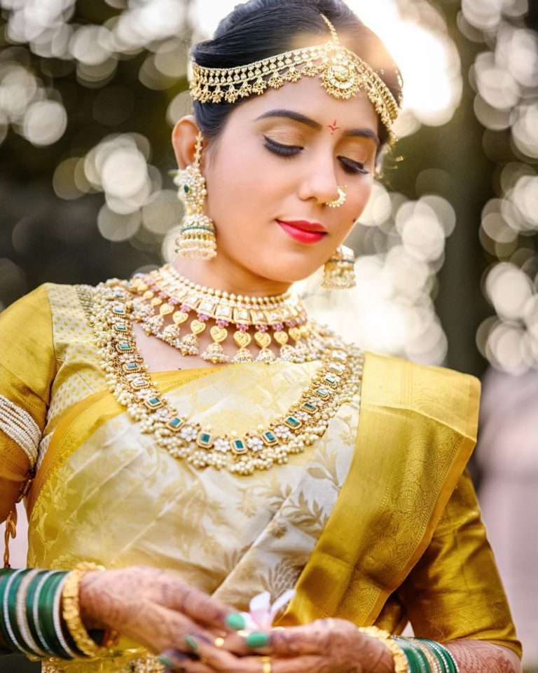 30 Bridal Gold Necklace Designs to Check Out Before Buying Your Wedding ...