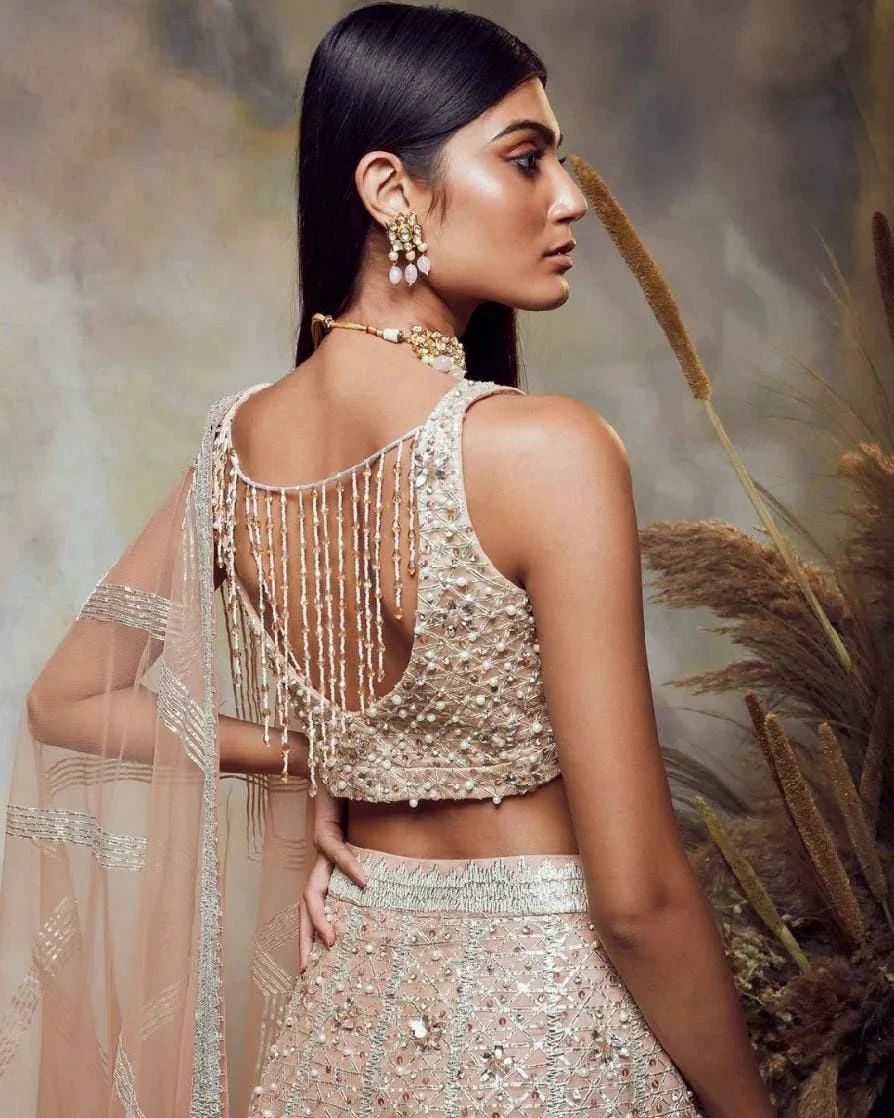 40+ Blouse Back Neck Designs You Have to Check Out this Indian Wedding ...