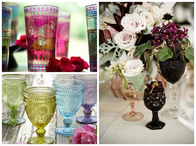 Glass Decorations For Weddings