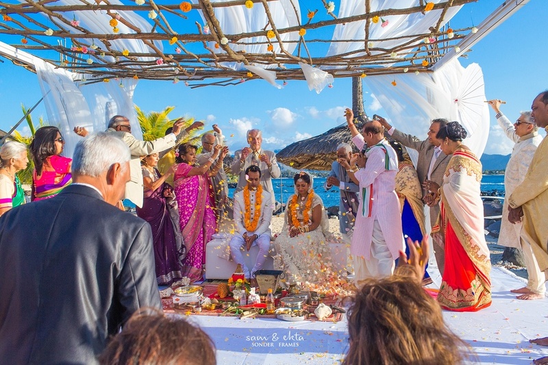 An All White Destination Wedding held at Intercontinental, Mauritius ...