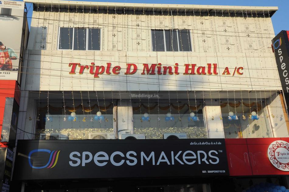 Triple D Mini Hall Ambattur, Chennai | Banquet Hall | WeddingZ.in