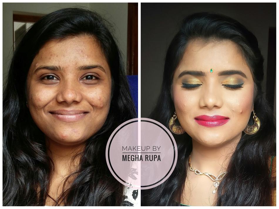 Makeup by Megha Rupa, Bridal Makeup Artist in Rajajinagar, Bangalore ...